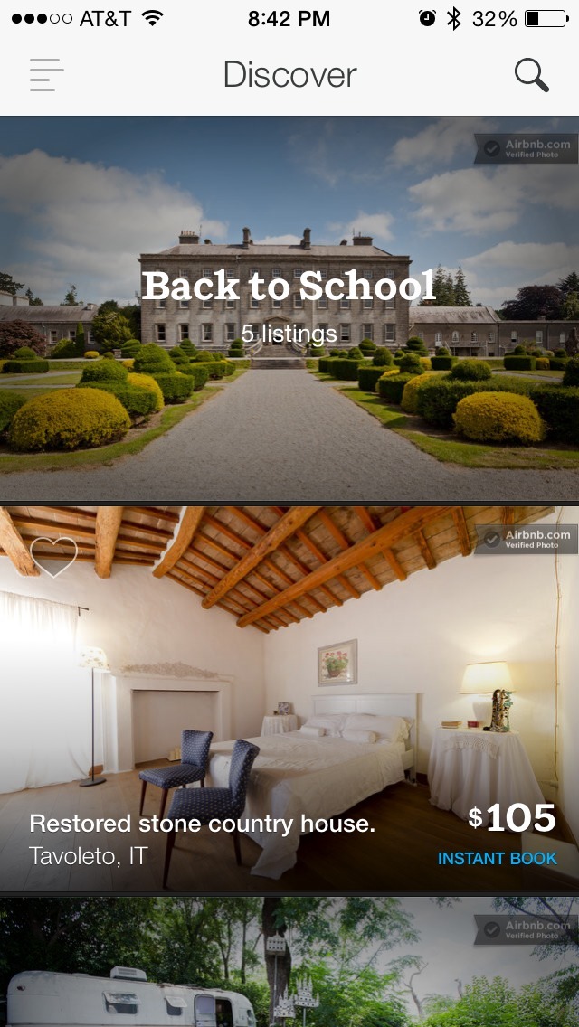Airbnb – iOS – FIRST RUN UX