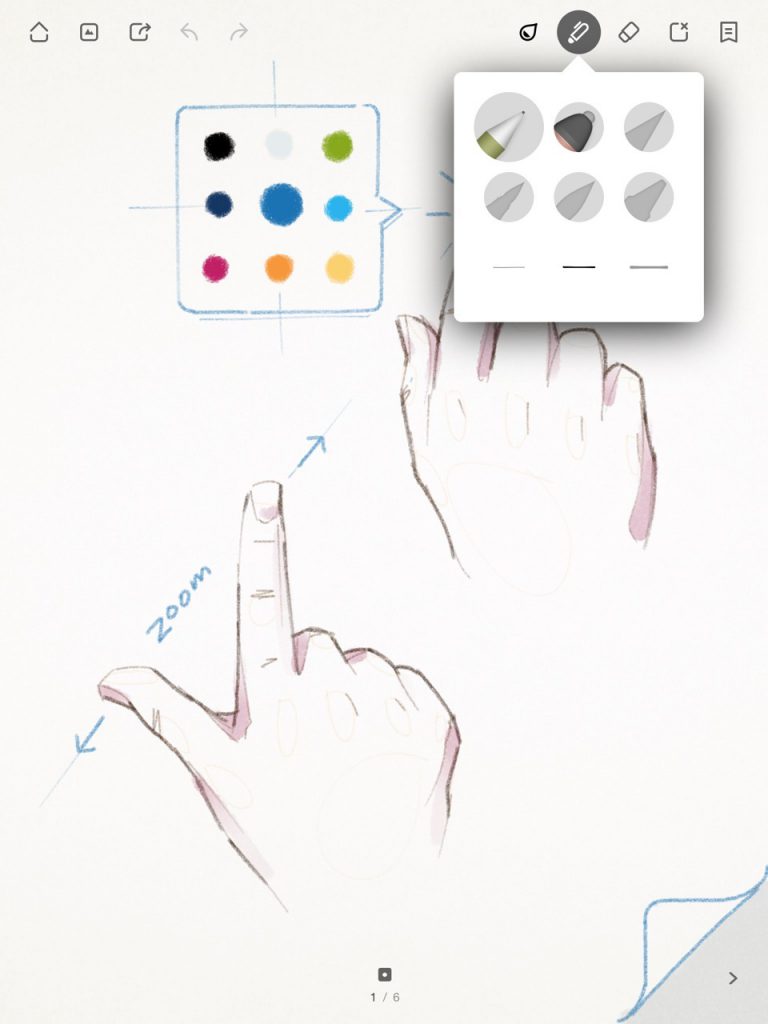 Bamboo drawing app – FIRST RUN UX