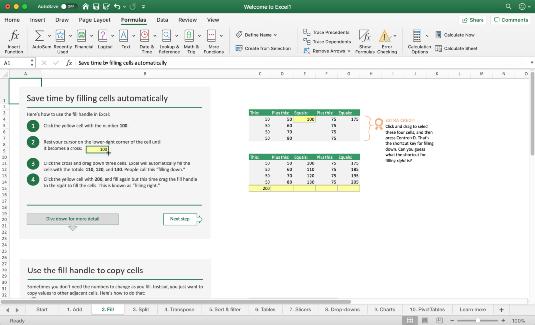 Microsoft Excel first run experience – FIRST RUN UX